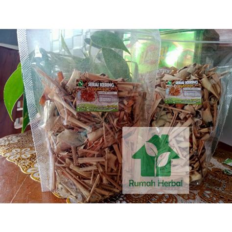 Jual Serai Sereh Kering Kemasan Gram Shopee Indonesia