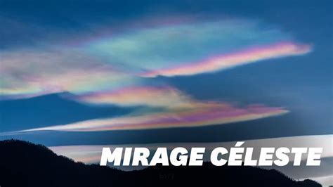 En Chine Des Nuages Arc En Ciel Sont Apparus Dans Le Ciel