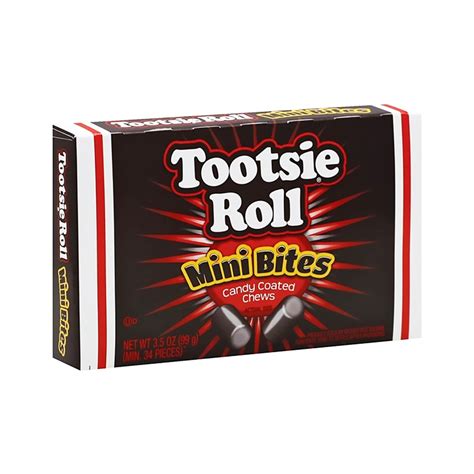 Tootsie Roll Mini Bites Theater Box 99g 35oz American Food Mart