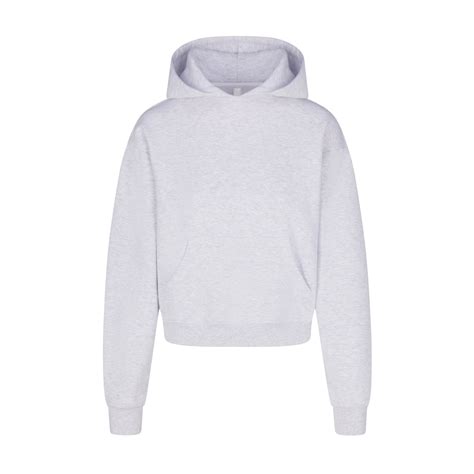 Cotton Fleece Classic Hoodie Light Heather Grey