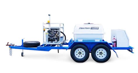 Hydrostatic Pressure Test Trailer Bluedm