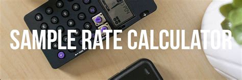 Sample Rate Converter And Calculator NoirSonance