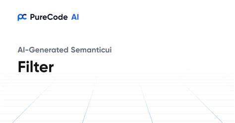 Build Great Semanticui Filter Components Faster Using Ai Tools