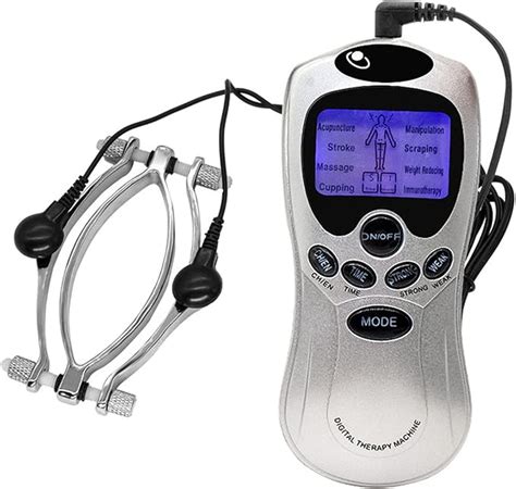 Jp Daiqei Bdsm 電気ショック調整可能なクリトリスクランプ陰唇クリップボンデージセット電気刺激装置膣クランプ