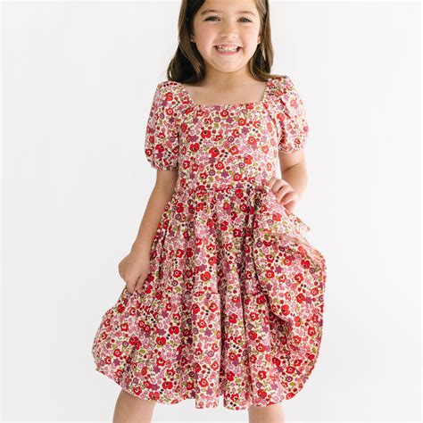 The Juliet Dress In Poppy Floral Alice Ames