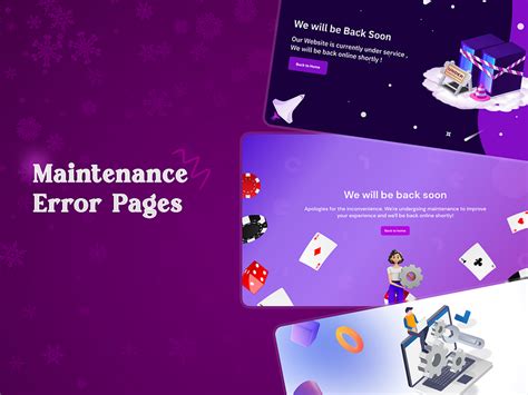 Maintenance Error Page By Harinesha On Dribbble