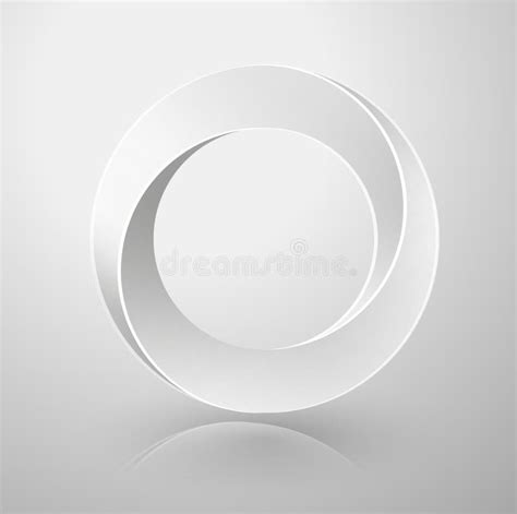 Impossible Circle Sign Abstract Logo Design Impossible Object Symbol