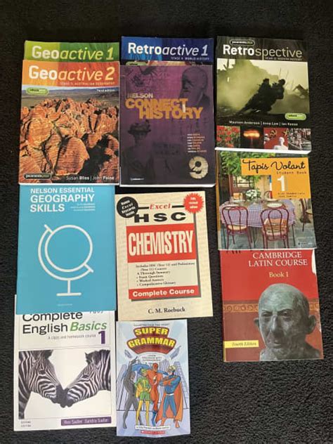 Year 7 12 Textbooks History Geo Maths English Textbooks In Windsor