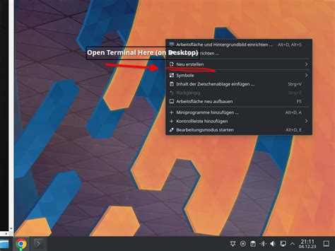 Command Line Kubuntu KDE No Option For Open Terminal Here In