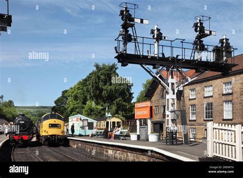 Preserved Lms Black 5 Steam Locomotive 5428 Eric Treacy And Class 37 Diesel Locomotive 37264 At