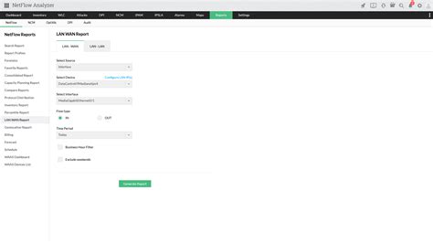Herramienta De Informes De Red Informes De NetFLow ManageEngine