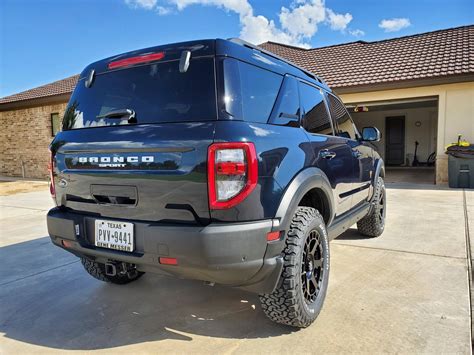 Lifted Alto Blue Badlands Bronco Sport Build 2021 Ford Bronco Sport