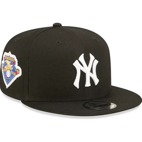 New Era Flat Brim 9fifty Coops New York Yankees Mlb Black Snapback Cap