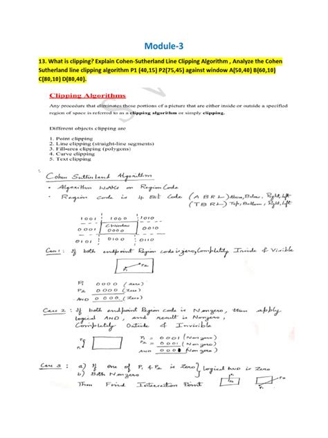 Module3 Pdf Rendering Computer Graphics Multidimensional Signal Processing
