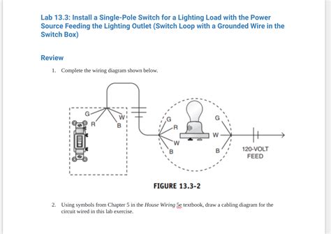 Lab Install A Single Pole Switch For A Lighting Chegg