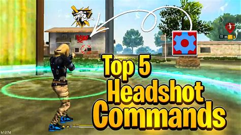 Setedit Top 5 Headshot Commands 💯 Only Headshot New Commands 🇧🇷 Set Edit Free Fire Youtube
