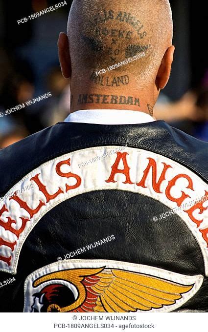 Netherlands Amsterdam Angels Place Hells Angels Clubhouse Stock