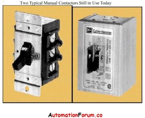 What Is Contactor Construction Types And Applications