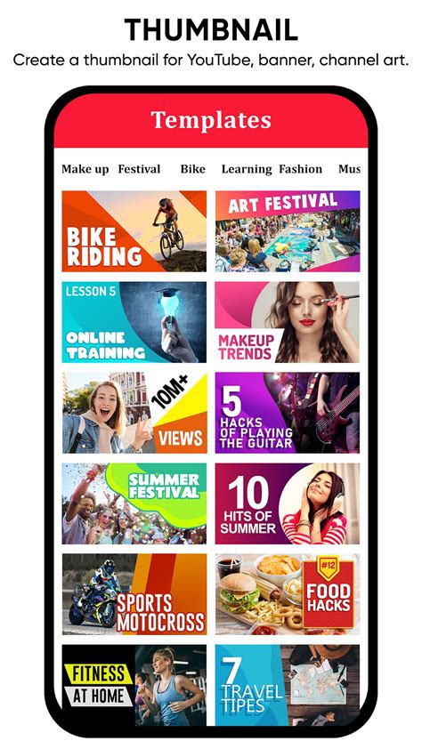 Thumbnail Maker Cover Art Para Android Descargar