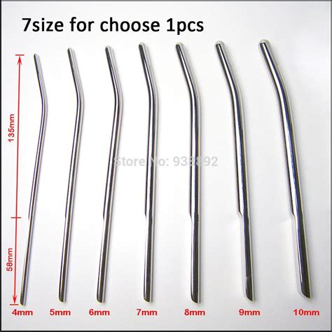 Sound Stainless Steel Metal Man Probe Urethral Dilator Stretching Plunger Gay Penis Plug Inserts