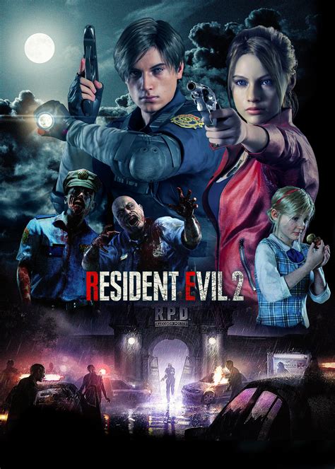 Resident Evil 2 Alternate Poster Etsy