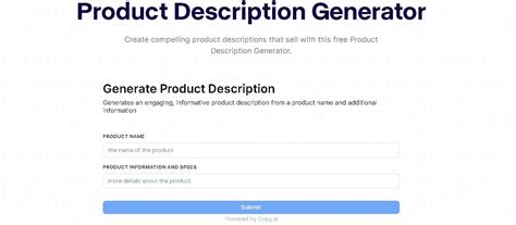 best ai description generator