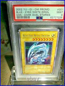2002 Yu Gi Oh Dark Duel Stories Promo Blue Eyes White Dragon DDS 001