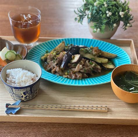 ぷりっとジューシー♡ナスと豚肉のスタミナ炒め 栄養士ママそっち～の簡単美味しいサイクル献立