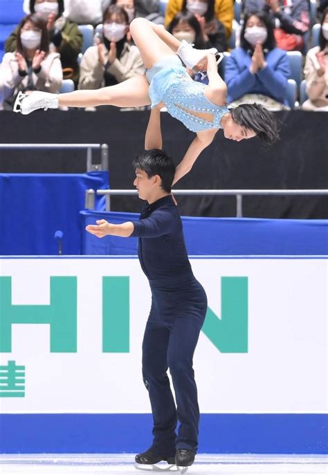 ペアsp りくりゅうが73・98で3位発進、自己ベスト更新 Nhk杯スポーツデイリースポーツ Online