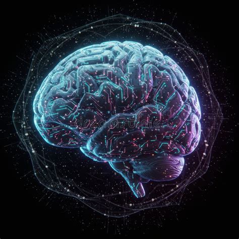 Digital Brain With Circuit Concept Of Artificial Intelligence Stock Image Image Of Processor