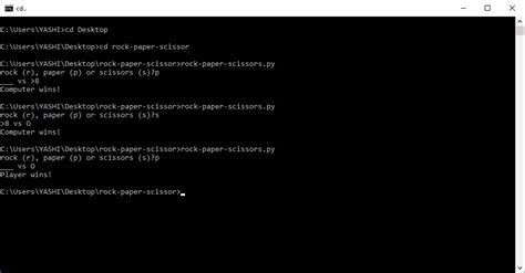 Github Agryashirock Paper Scissor Scissors A Python Application