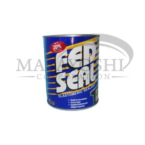 Fedseal Elastomeric Sealant 1 Litter Fed Seal Fedseal Elastomeric Sealant Commercial