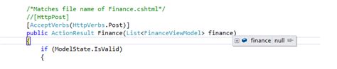 C View Returns Null To Controller Action Model Not Binding Stack