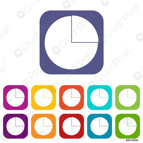 Graphs Chart Statistic Icons Set Stock Vector 4314696 Crushpixel