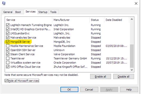 How Can I Add Mongodb Service On Windows Startup Stack Overflow