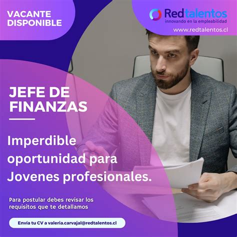 Redtalentos En Linkedin Ofertadetrabajo Haypega Jefedefinanzas