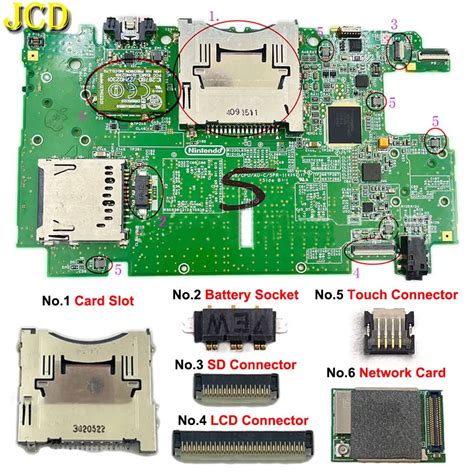 Pin Fpc Female Socket Motherboard Battery Holder Network Card Slot Lcd Display Screen