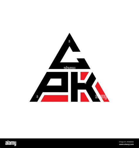 Cpk Triangle Letter Logo Design With Triangle Shape Cpk Triangle Logo Design Monogram Cpk