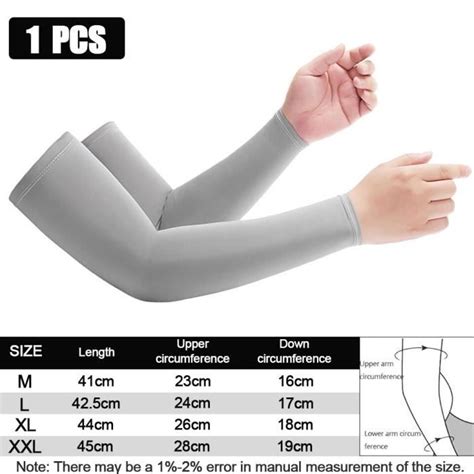 Compression bras manchons de bras de Compression pour sport pièces Protection UV Protection