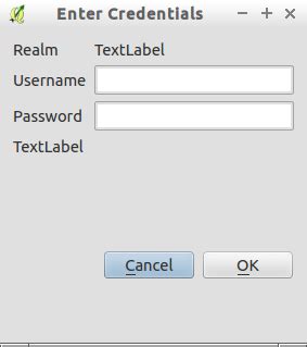 QgsCredentialDialog PyQGIS Samples