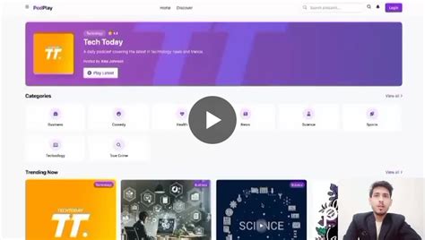 Podcast Podplay Audiocontent Techproject Webdevelopment Sachin