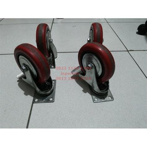 Jual Roda Kereta Dorong 4 1set Roda Meja 100 Mm Roda Lemari Roda