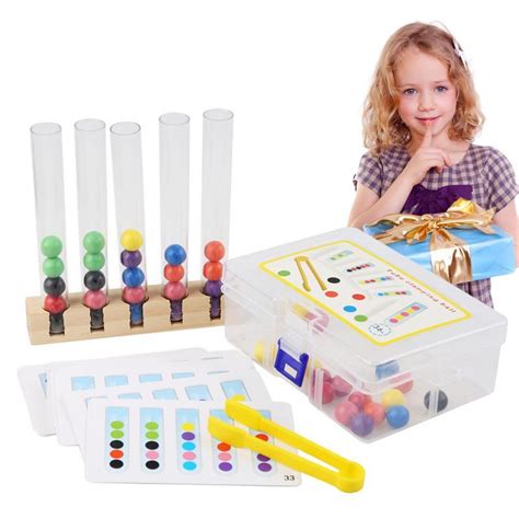 어린이 색상 매칭 장난감 감각 교육 장난감 모양 매칭 퍼즐 게임 색상 및 숫자 미로 나무 몬테소리 장난감 보드 게임 아기 장난감