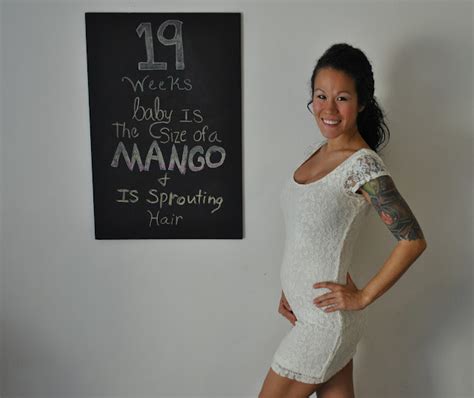 Diary Of A Fit Mommy 19 Weeks Pregnancy Chalkboard Update