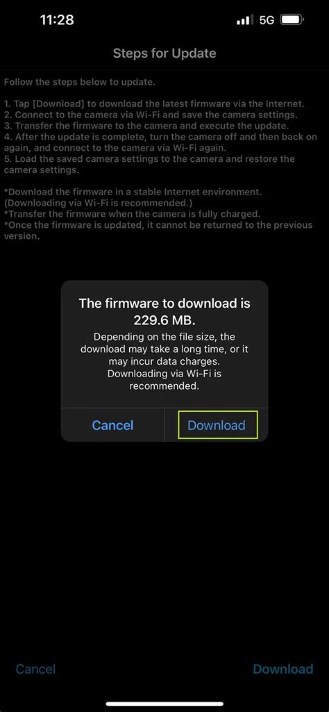 Update To The Latest Firmware Release Now