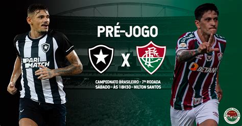 Botafogo x Fluminense escalações desfalques transmissão análise e