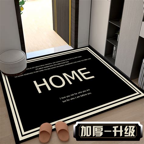 简约地垫入户门垫家用喜庆进门地毯出入平安玄关门口防滑踩脚垫子虎窝淘