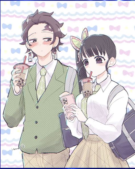 Tankana Fanart Cute Tanjiro And Kanao Kanao Y Tanjiro Kano X Tanjiro