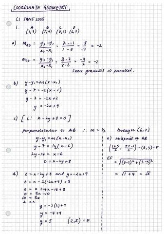 Unit Coordinate Geometry By Alicelovett Issuu