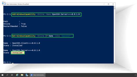 Install And Configure Open Ssh Service On Windows Server